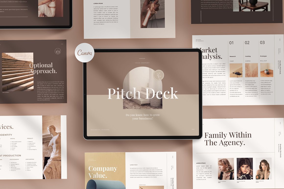 Canva Pitch Deck Templates | Yoria – Creavora