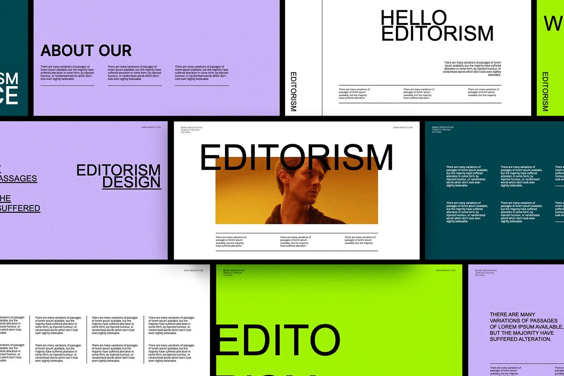 Editorism Presentation Template – Creavora