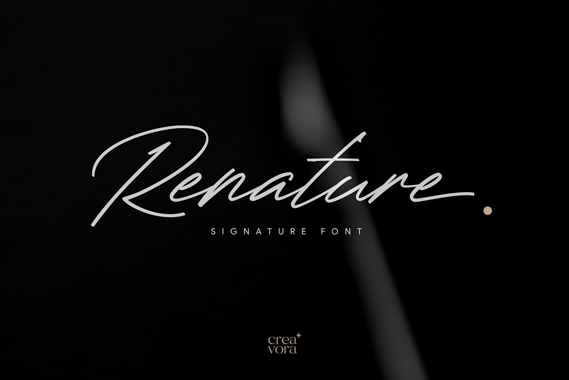 Renature - Elegant Signature Font – Creavora
