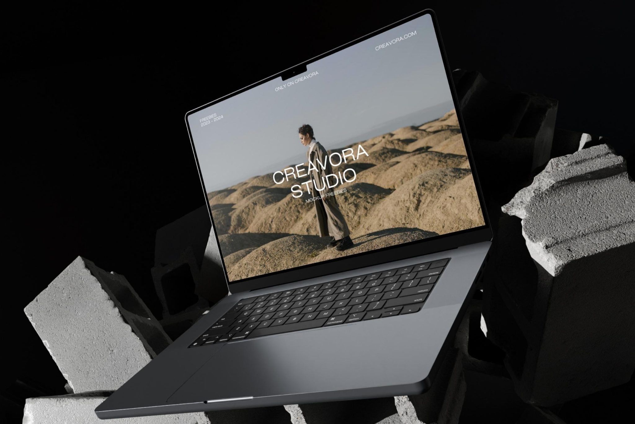 Concrete Free Mockup Bundle – Creavora