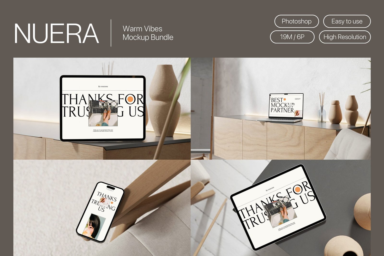 Studio - Minimal Mockup Bundle – Creavora